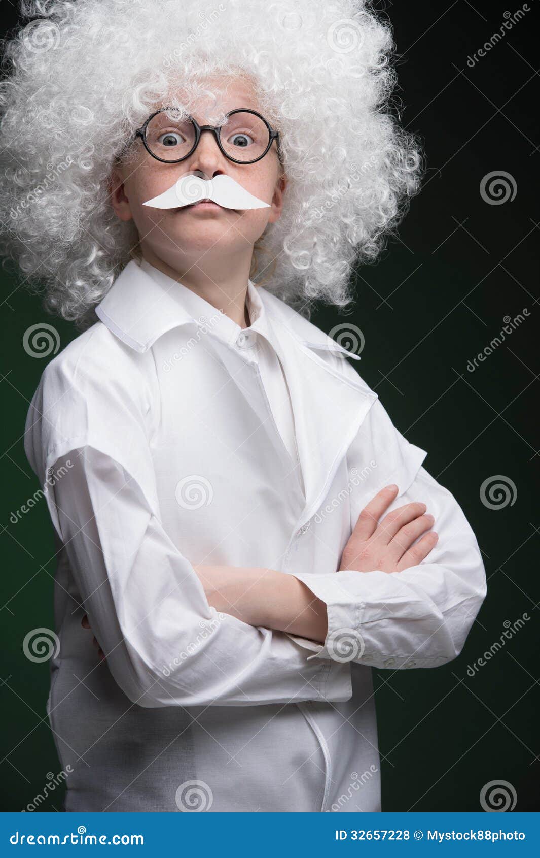 Little Einstein. stock photo. Image of children, human - 32657228