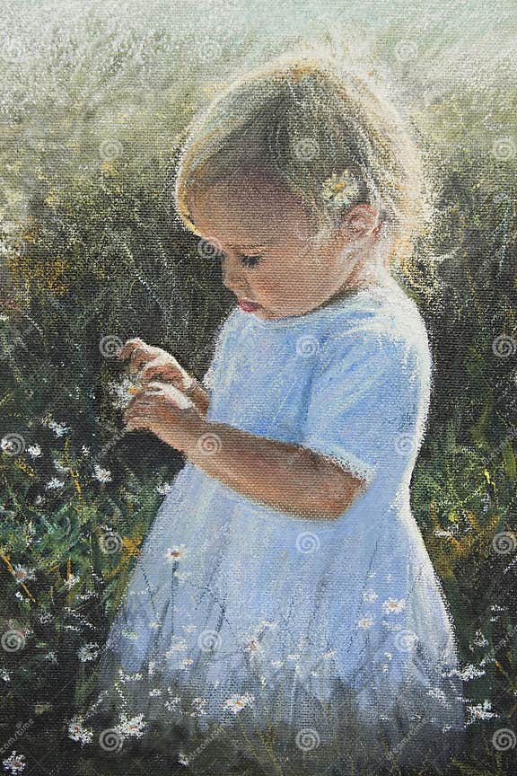 Little Emmi stock illustration. Illustration of meadow - 2358444