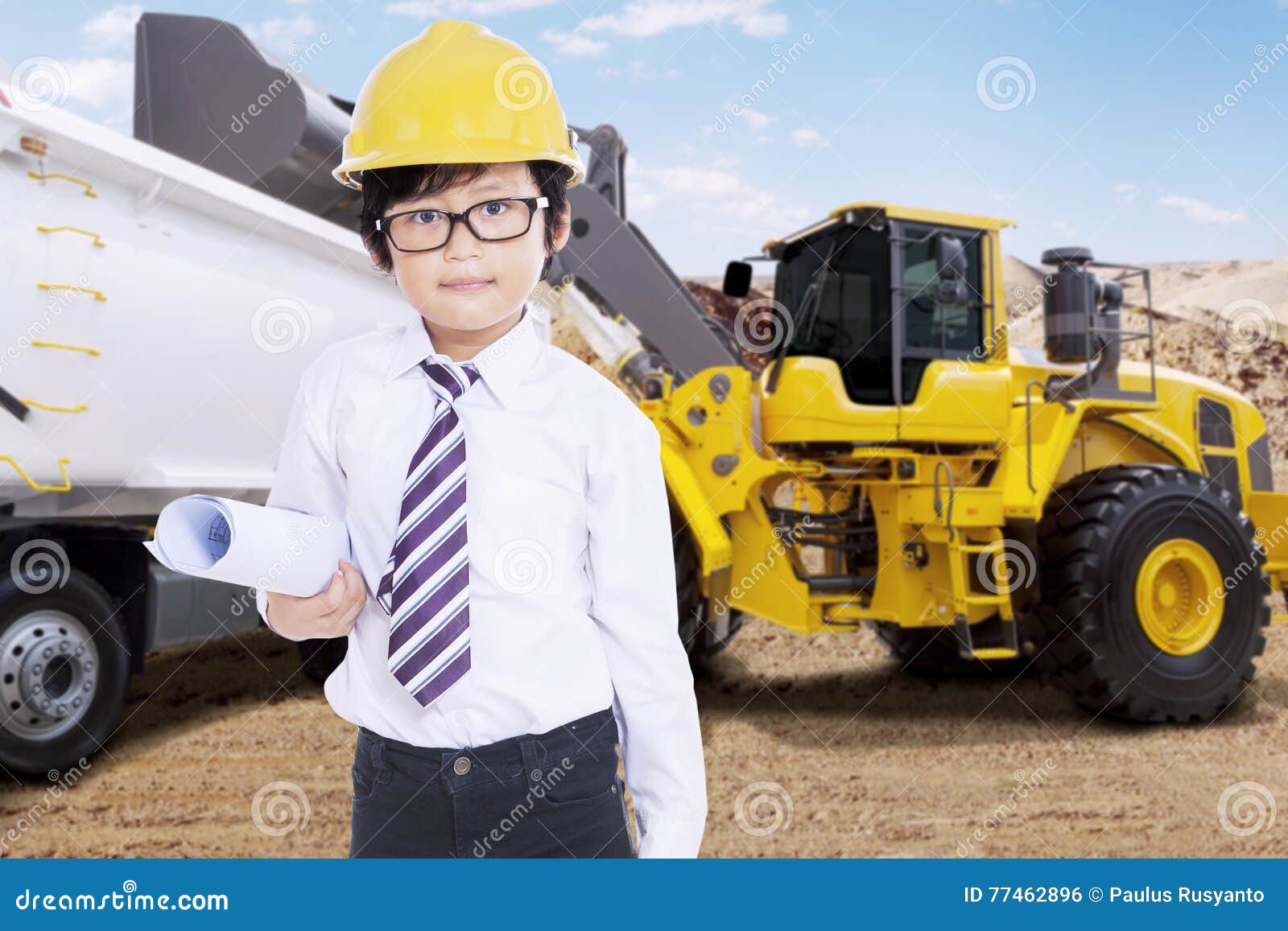 Big Loader Machine With Steel Metal Chains Removing Big Snow Pile From ...