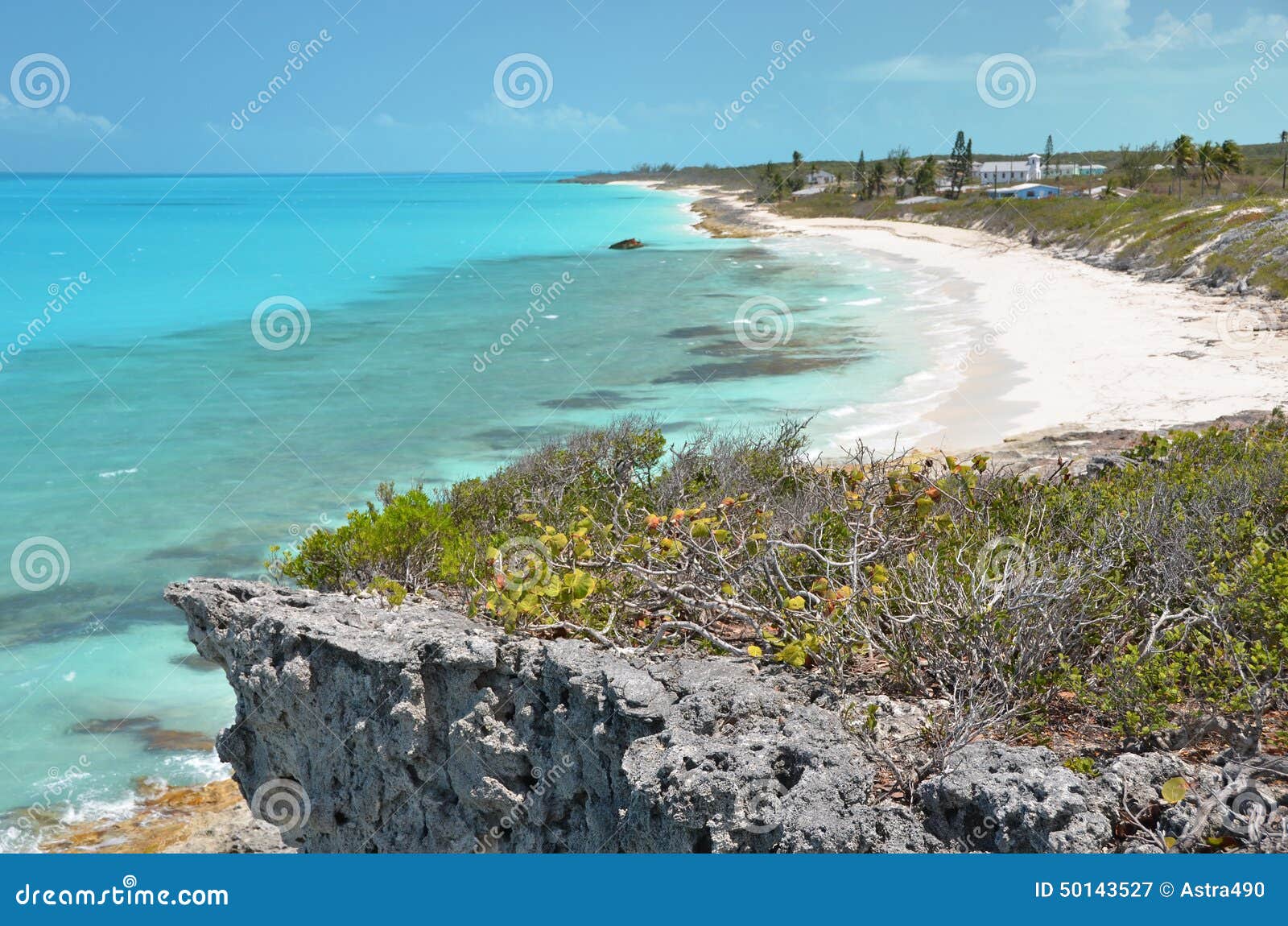 Little Exuma, Bahamas stock image. Image of calm, white - 50143527