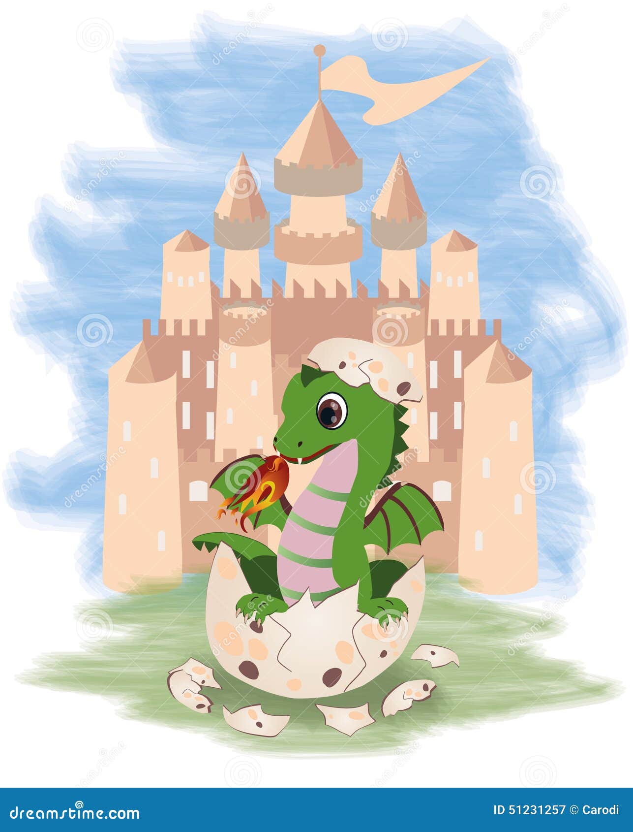 Dragon Castle Royalty-Free Stock Photography | CartoonDealer.com #41831927