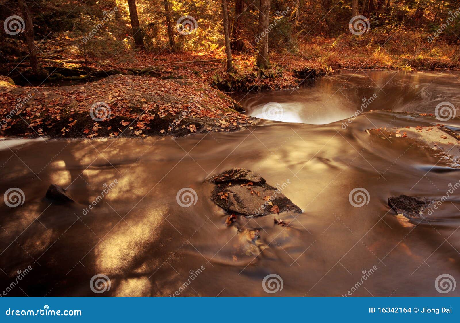 Little Fall Color River stock photo. Image of algonquin - 16342164