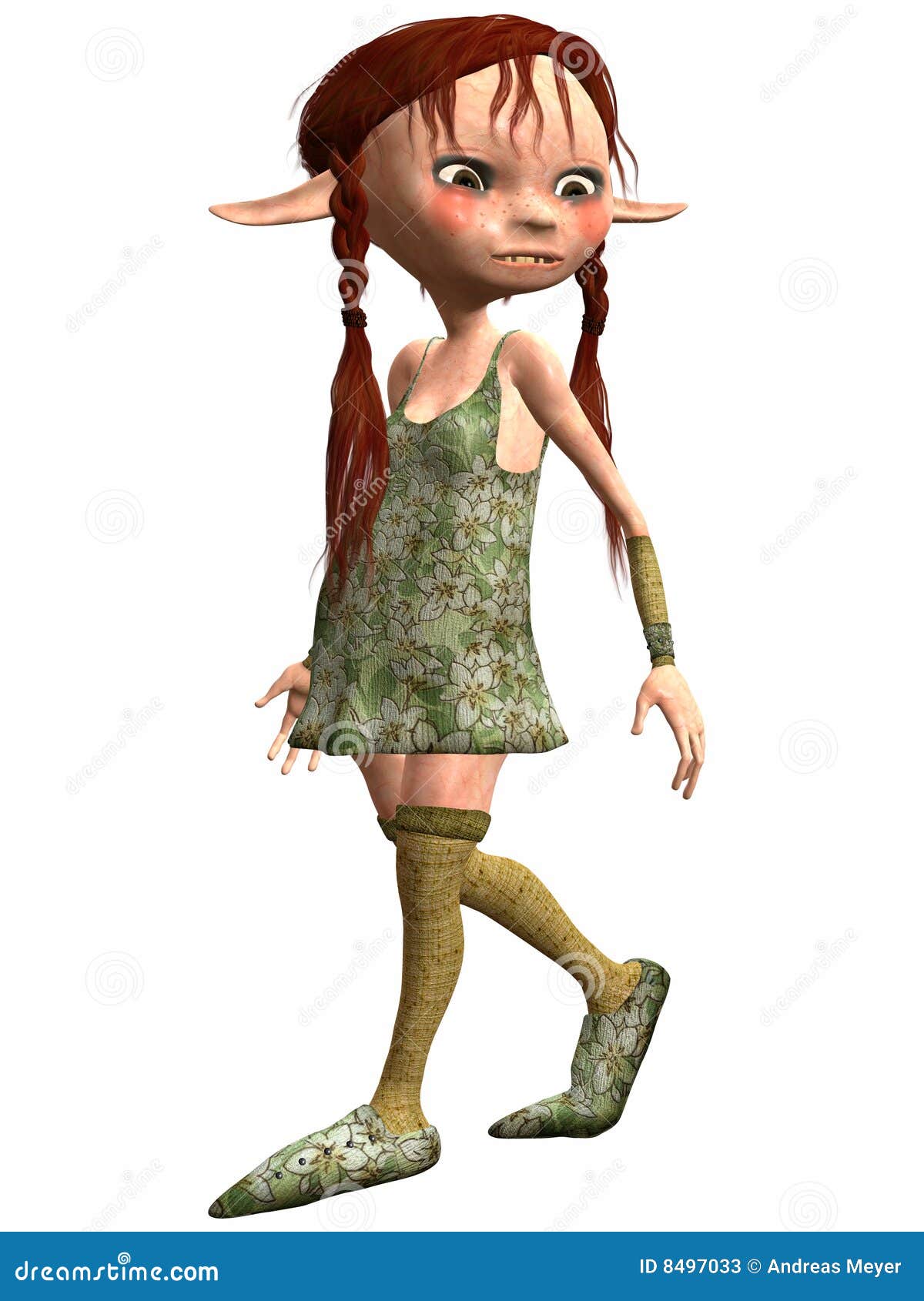 Little Female Troll stock illustration. Illustration of smile - 8497033