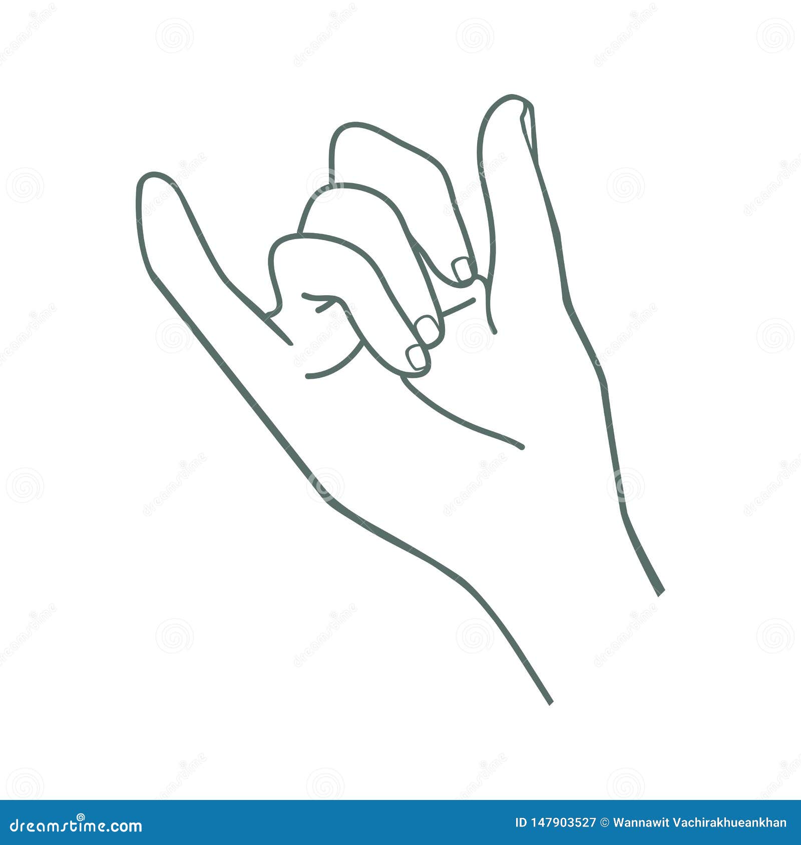 Little Finger Making a Promise Icon Stock Vector - Illustration of ...