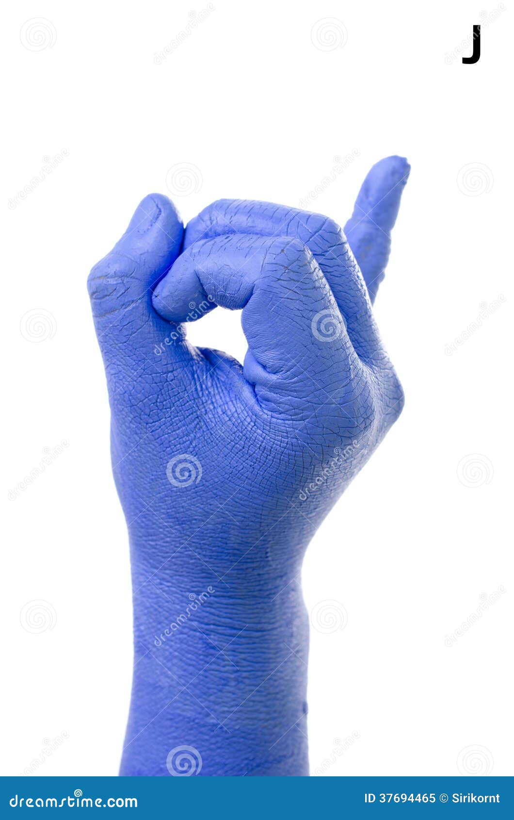 Little Finger Spelling the Alphabet in American Sign Language (ASL ...