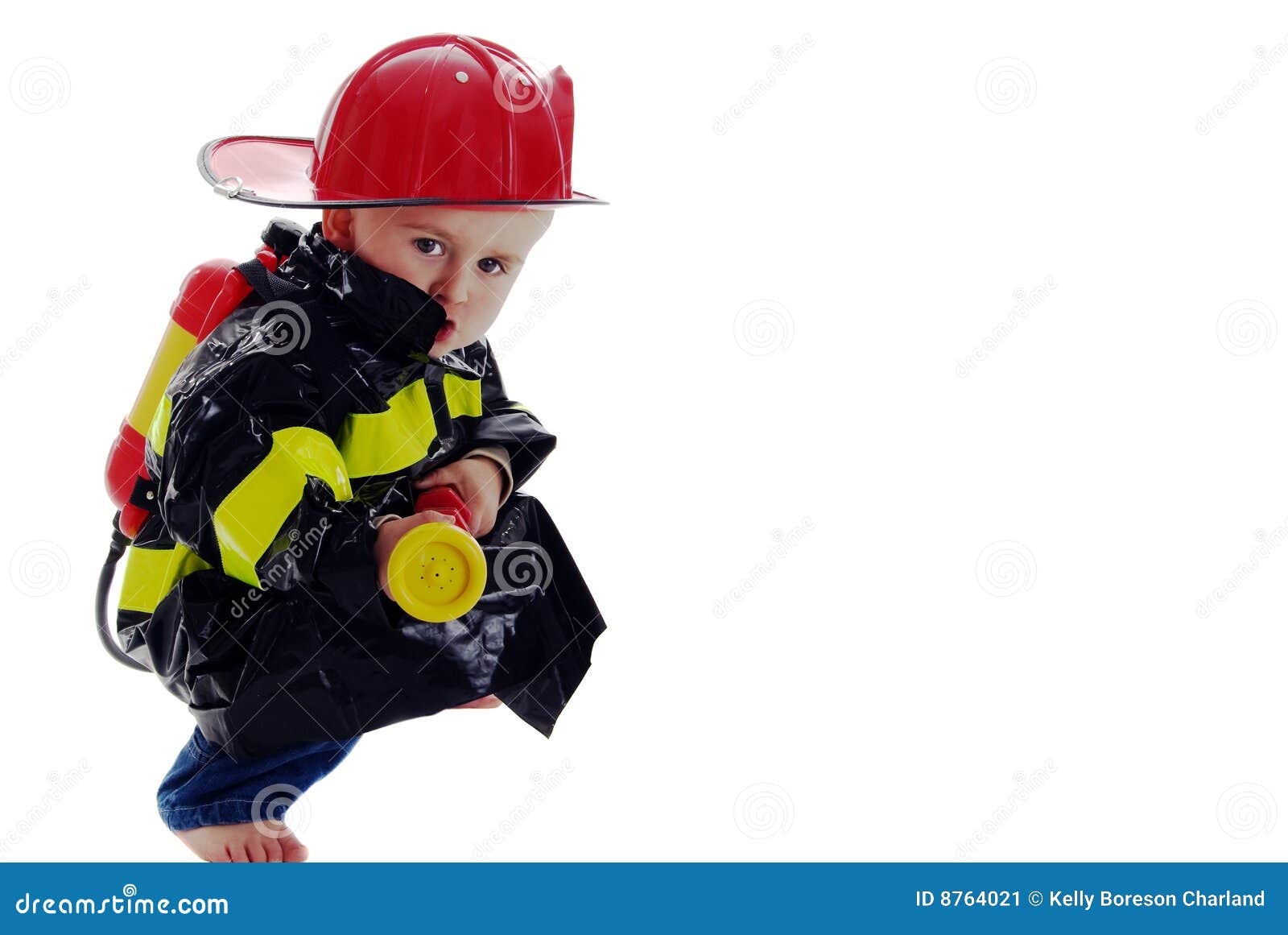 Little Fire Fighter Toddler Stock Image - Image of costume, game: 8764021