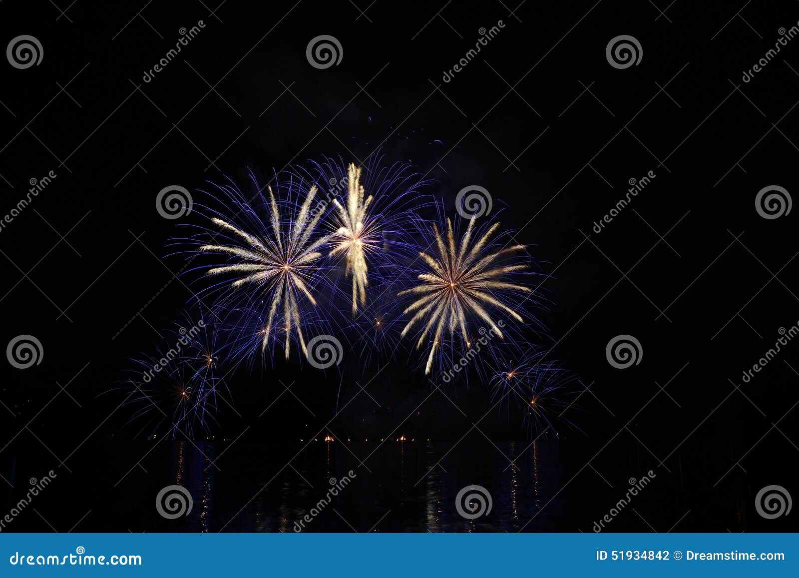 Little fireworks stock photo. Image of fireworks, night - 51934842