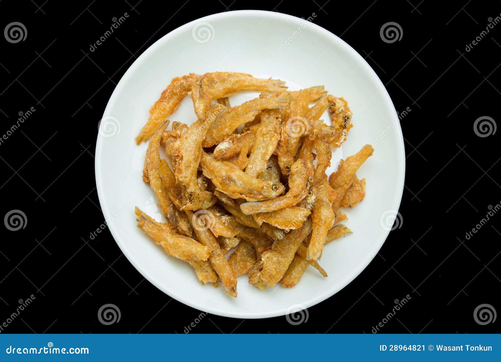 Little fish is fried stock image. Image of cuisine, fish - 28964821