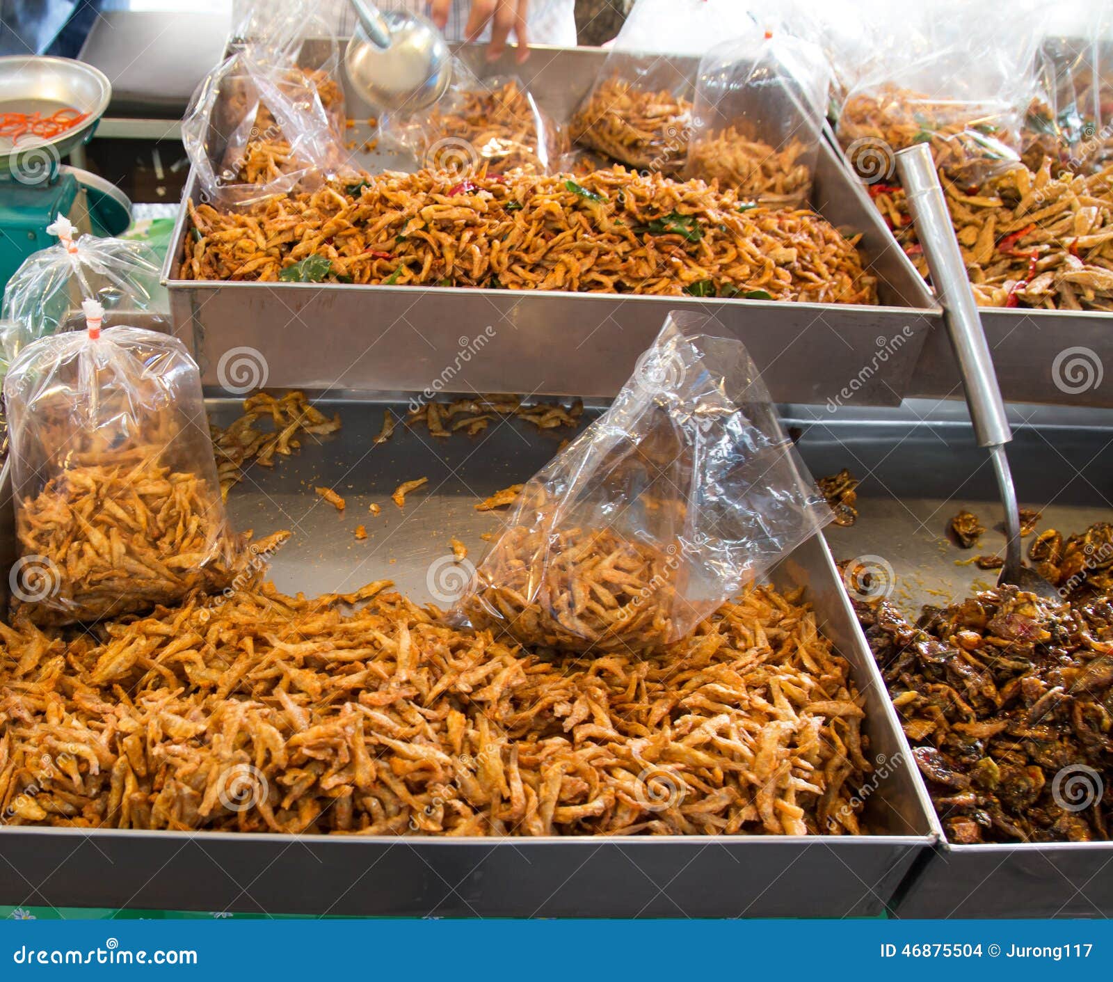 Little fish fried stock photo. Image of crispy, meat - 46875504