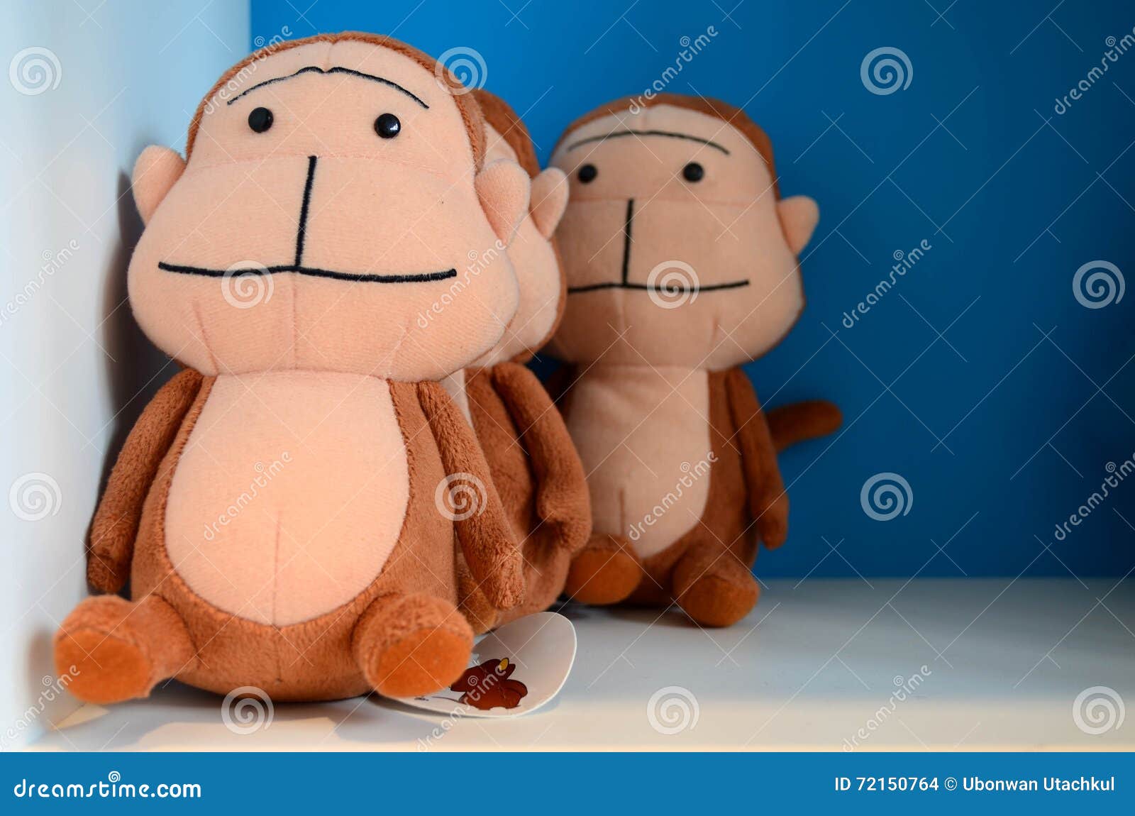Little Fluffy Monkey Doll Stock Photos - Free & Royalty-Free Stock ...