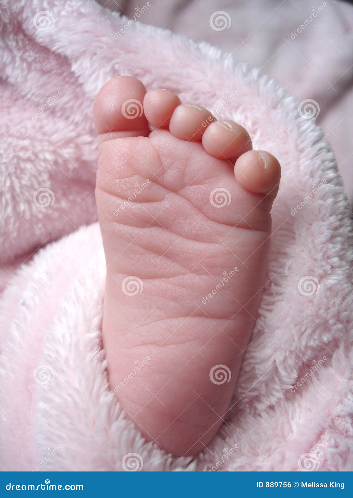 Little Foot stock photo. Image of blanket, child, closeup - 889756