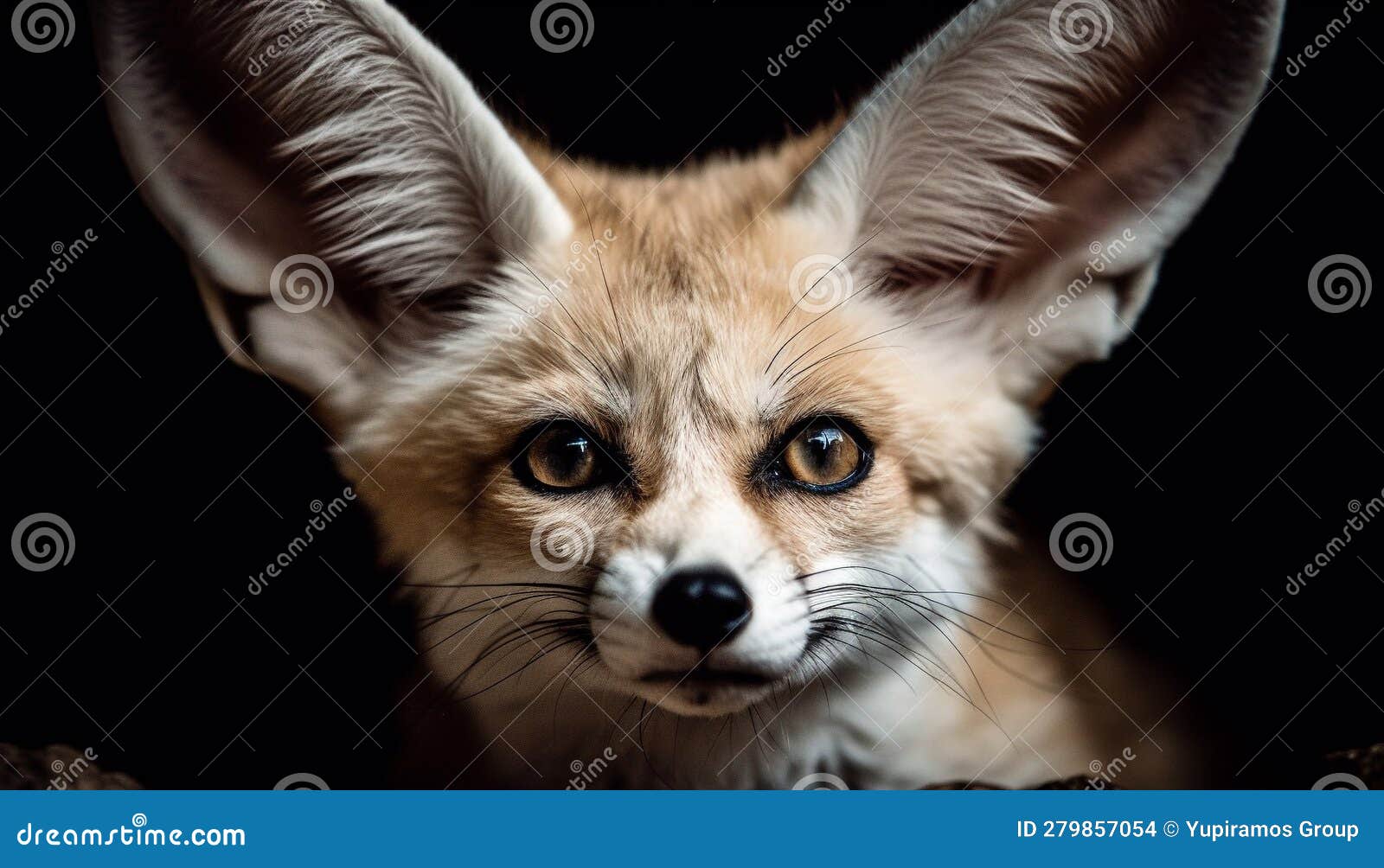 Little Fox Sitting Wild Animal Nature Scene Generated by AI Stock Photo ...