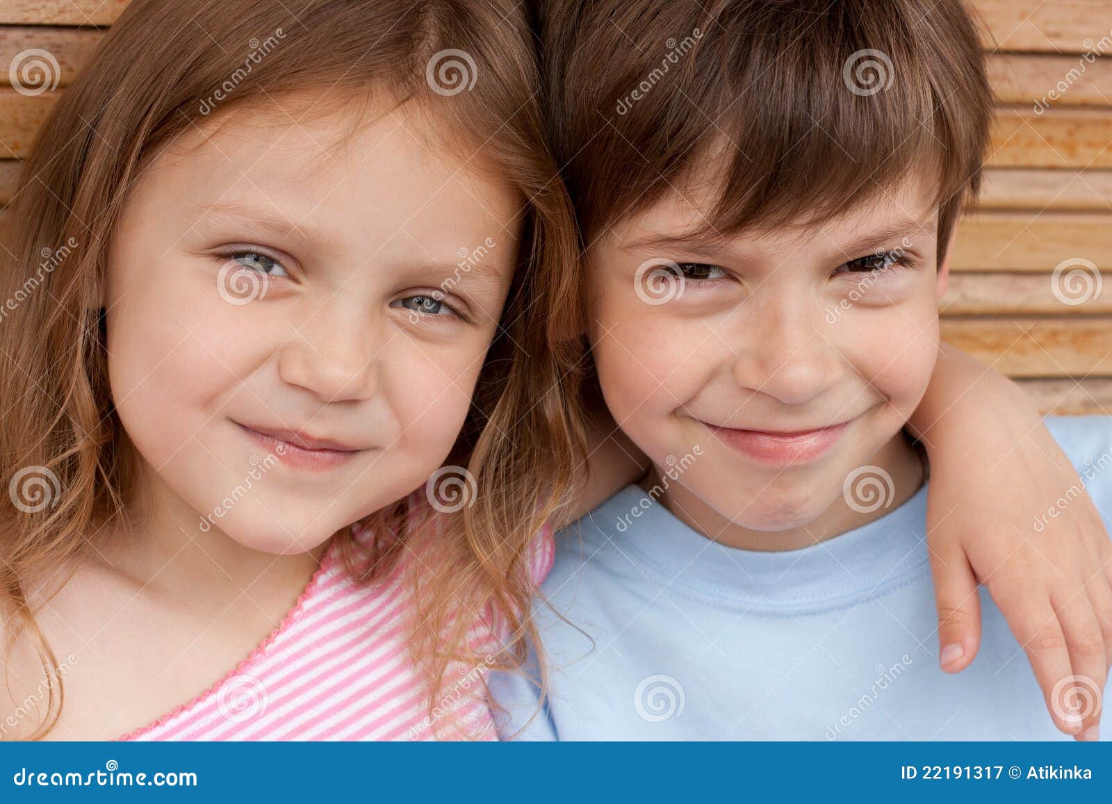Little friends stock image. Image of smile, child, brother - 22191317
