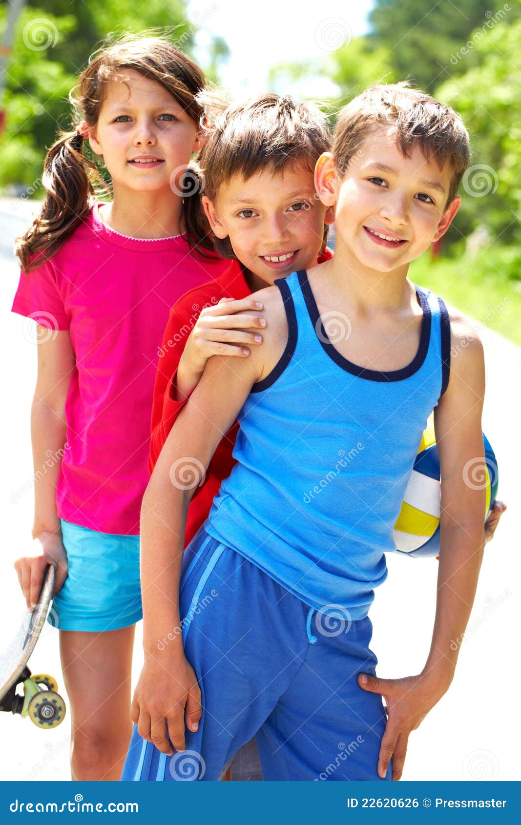 Little friends stock photo. Image of leisure, girl, children - 22620626