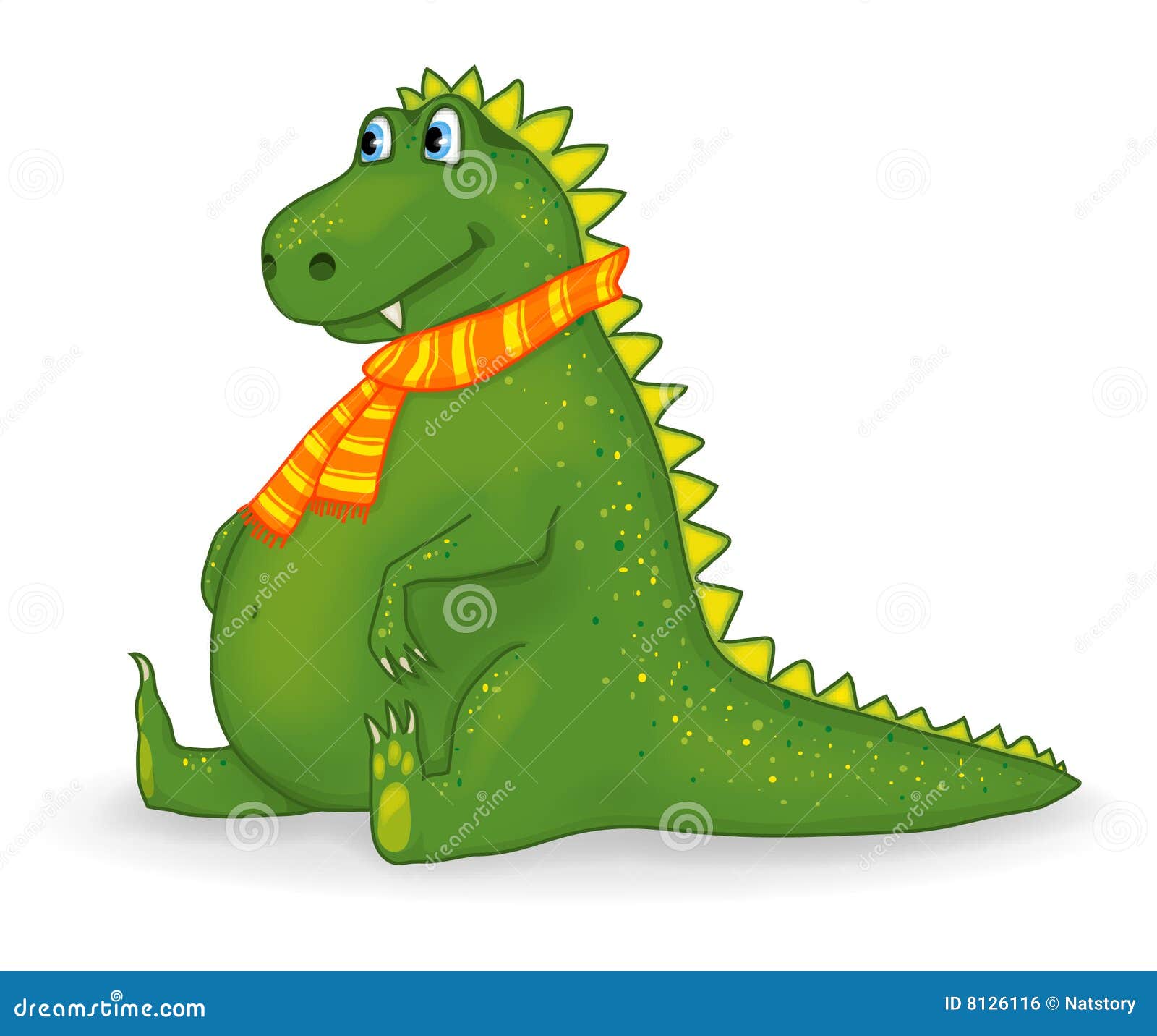 Funny Red Dragon Cartoon Posing With Smile Royalty-Free Stock Image ...
