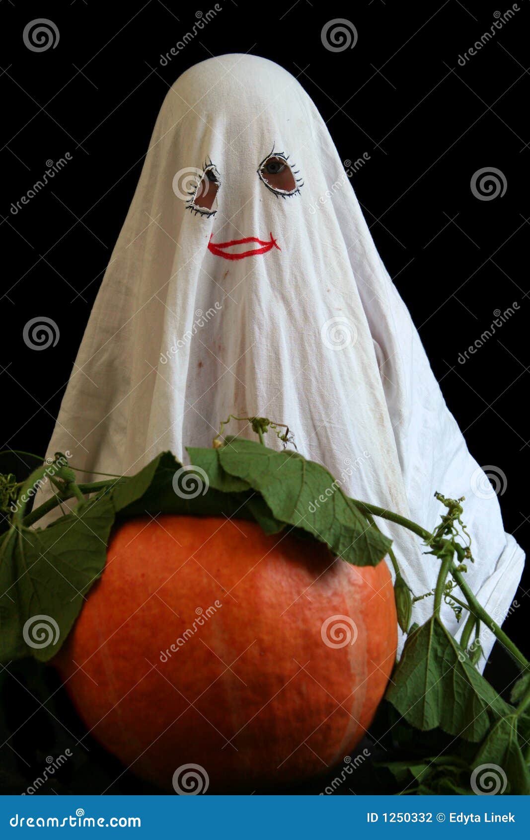 Little, funny ghost stock photo. Image of latern, night - 1250332