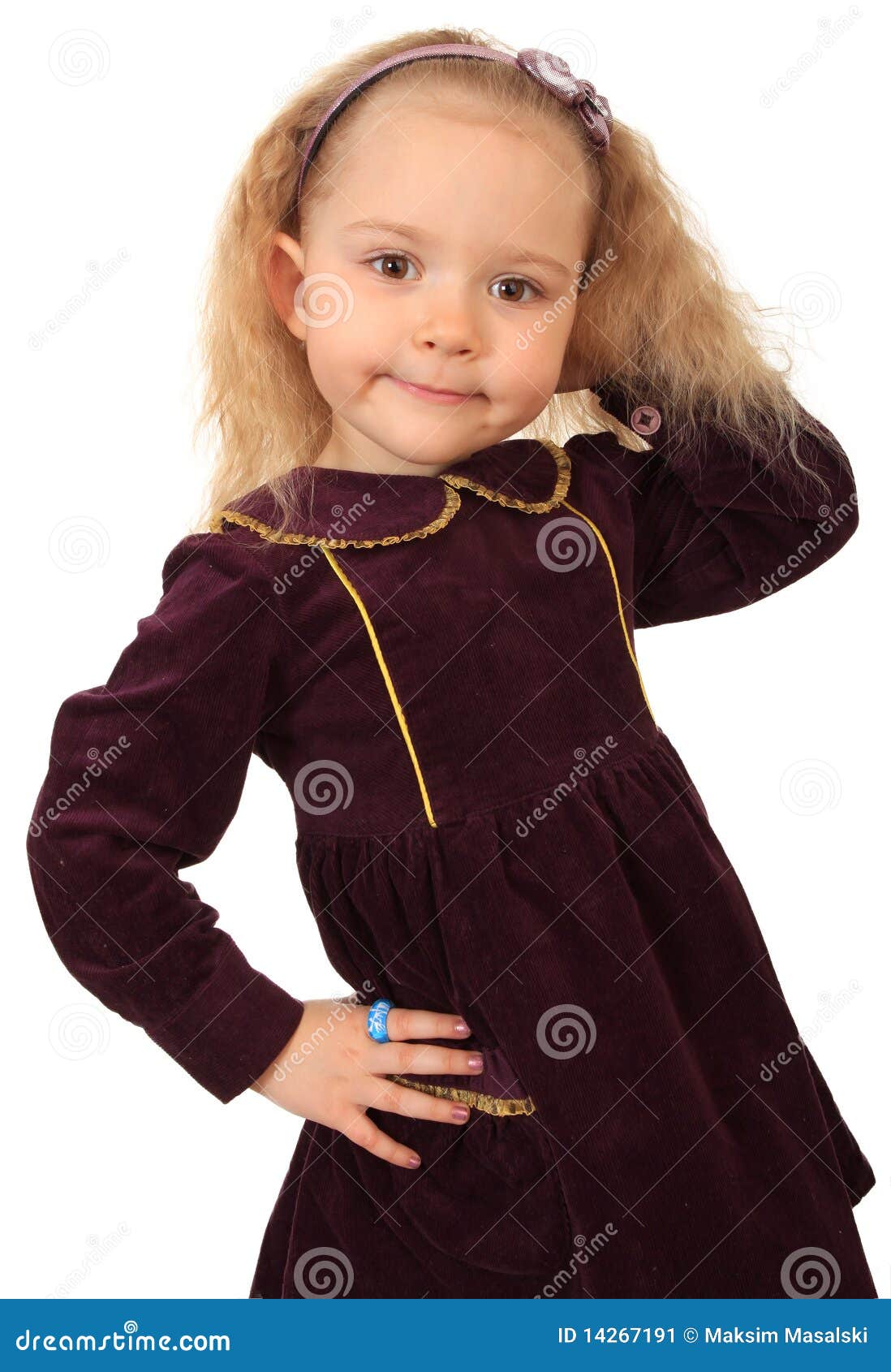 Little funny girl stock image. Image of cheerful, funny - 14267191
