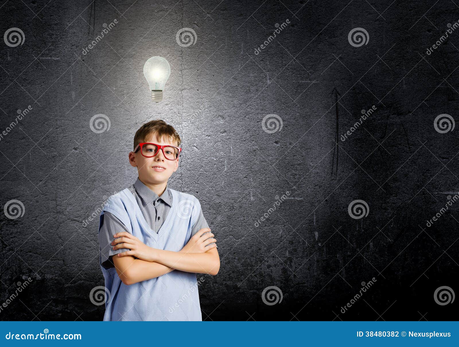 Little genius stock photo. Image of discovery, cute, intelligent - 38480382
