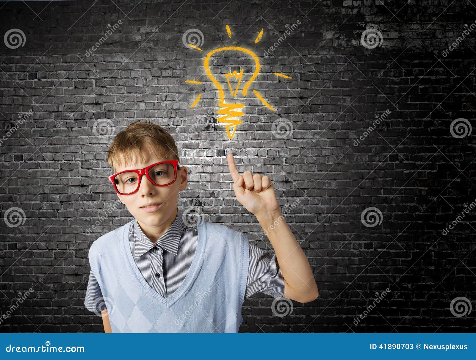 Little genius stock image. Image of cute, draw, discover - 41890703