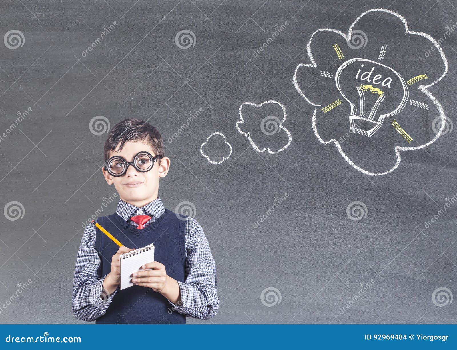 Little genius boy stock photo. Image of bubbles, concept - 92969484
