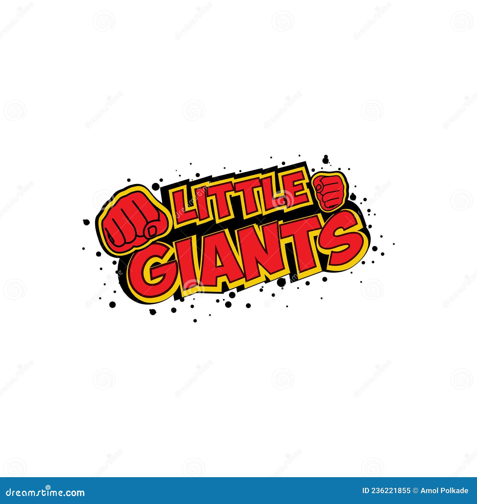 Little Giants Kabaddi Team Name Logo. Little Giants Logo with Strong ...