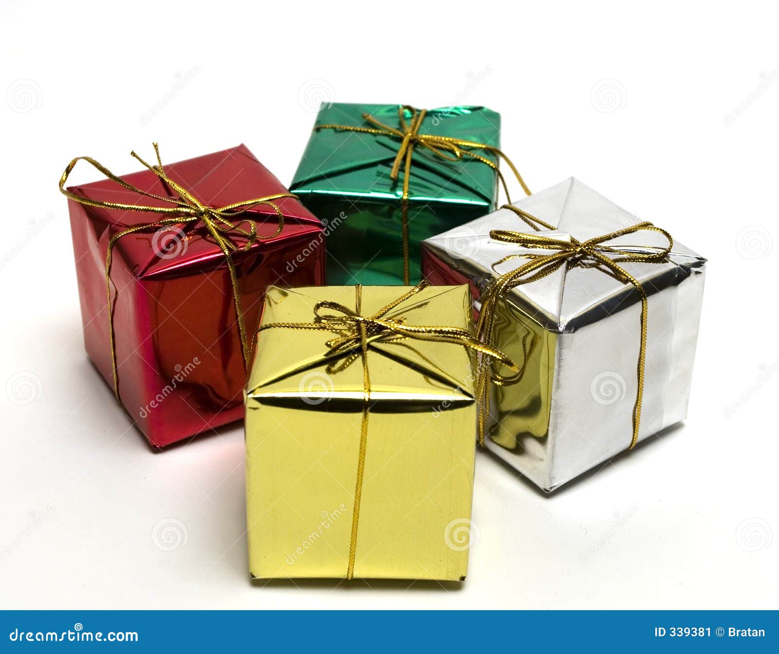 Little gift boxes stock image. Image of knots, silver, celebration - 339381