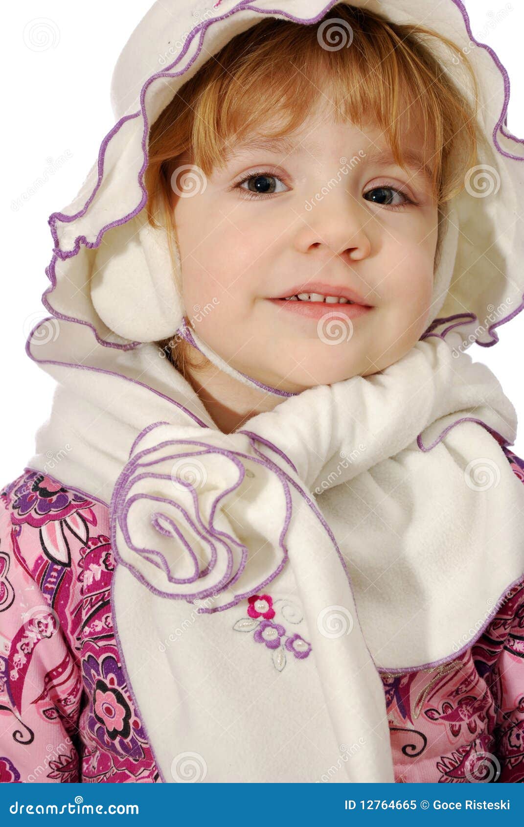Little girl stock image. Image of portrait, adorable - 12764665