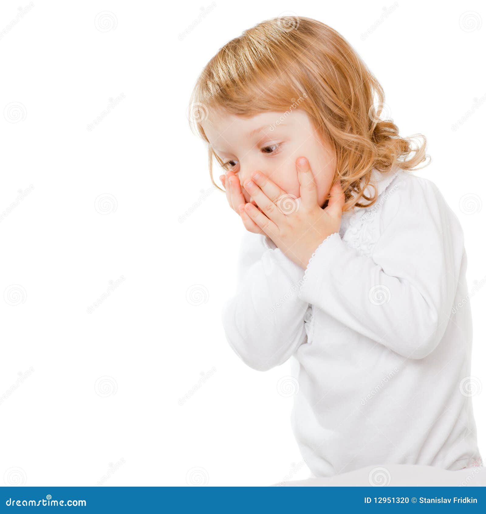 Little girl stock photo. Image of caucasian, perplexed - 12951320