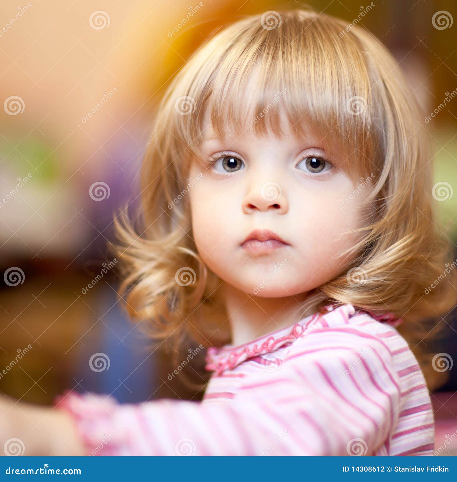 Little girl stock photo. Image of infant, head, lock - 14308612