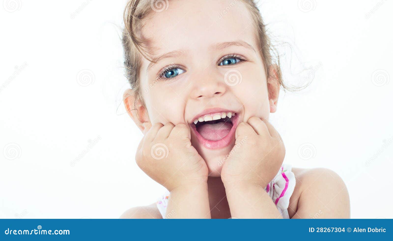 Little girl stock photo. Image of smile, portrait, alone - 28267304