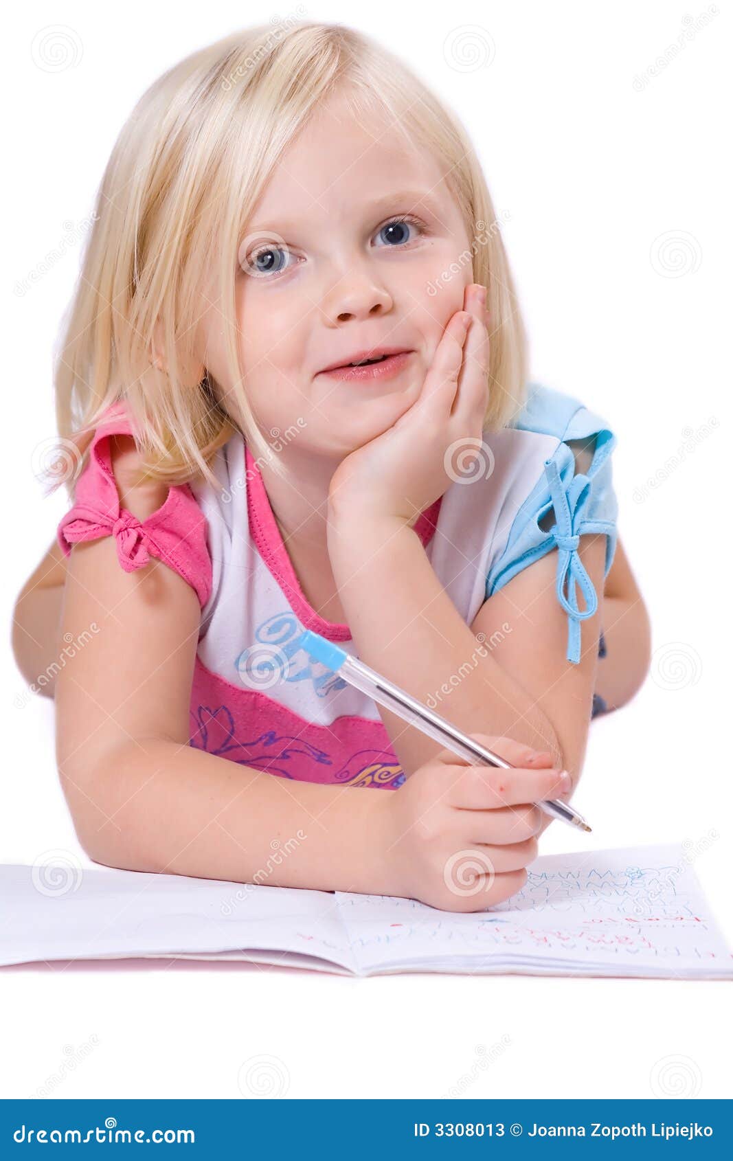 Little girl stock image. Image of person, study, fair - 3308013