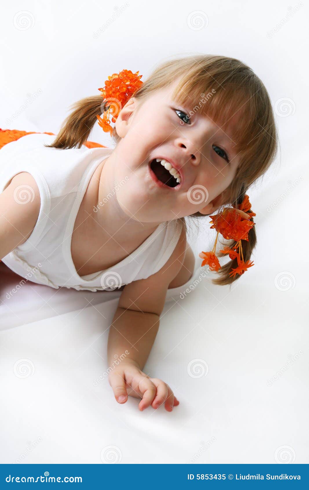 Little girl stock image. Image of manner, pure, behavior - 5853435