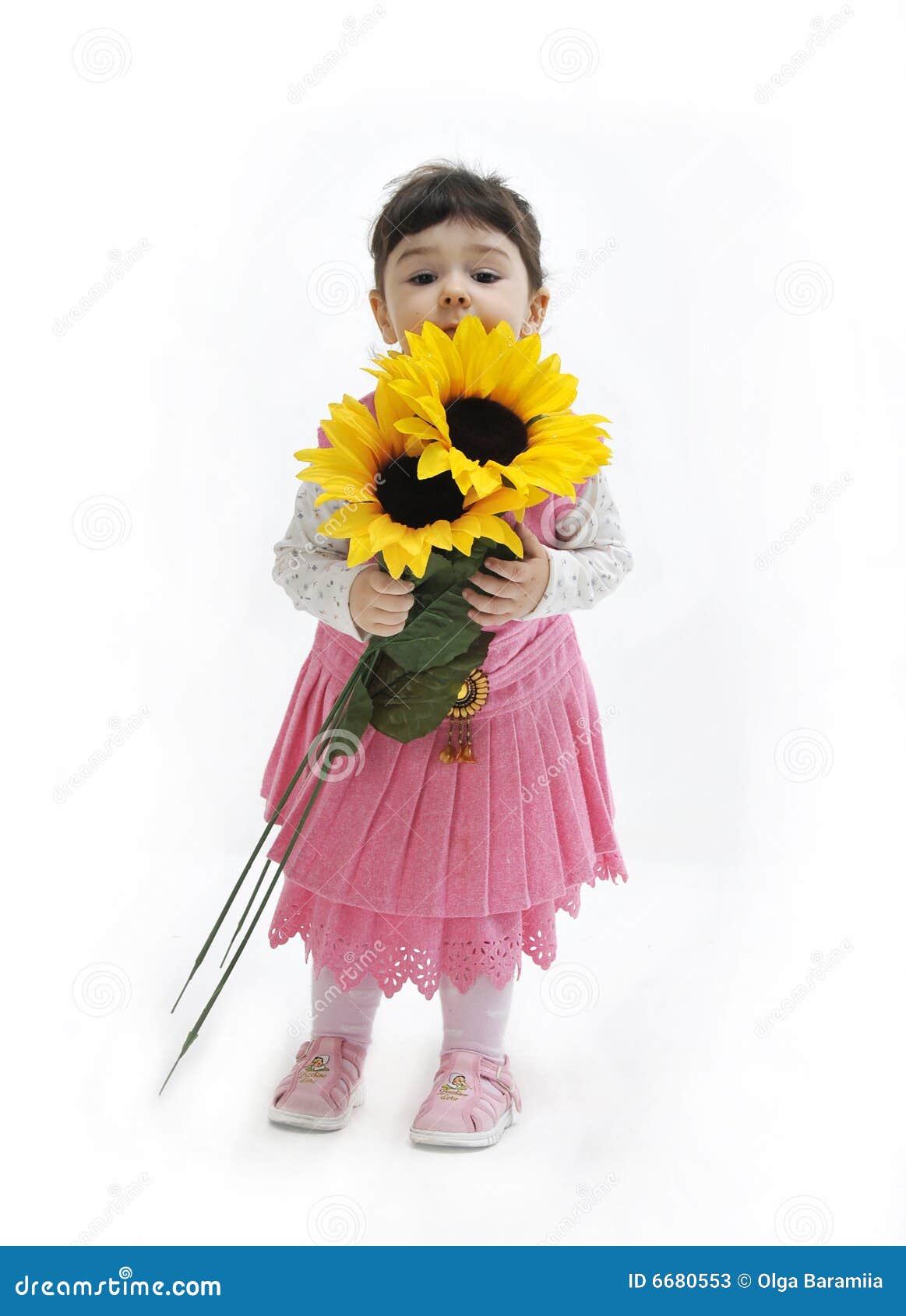 Little girl stock image. Image of cute, isolated, female - 6680553