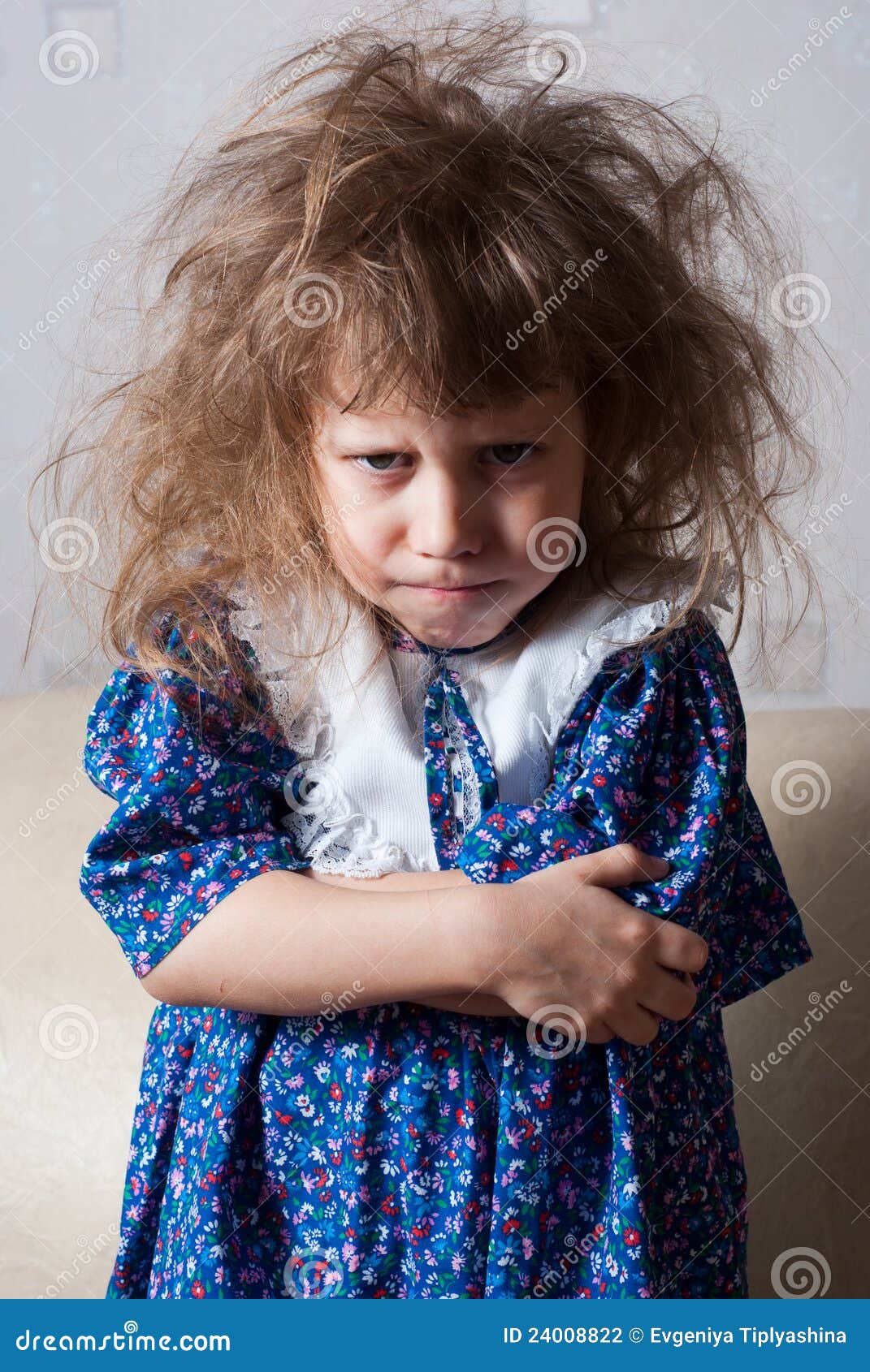 Little girl angry stock photo. Image of female, facial - 24008822