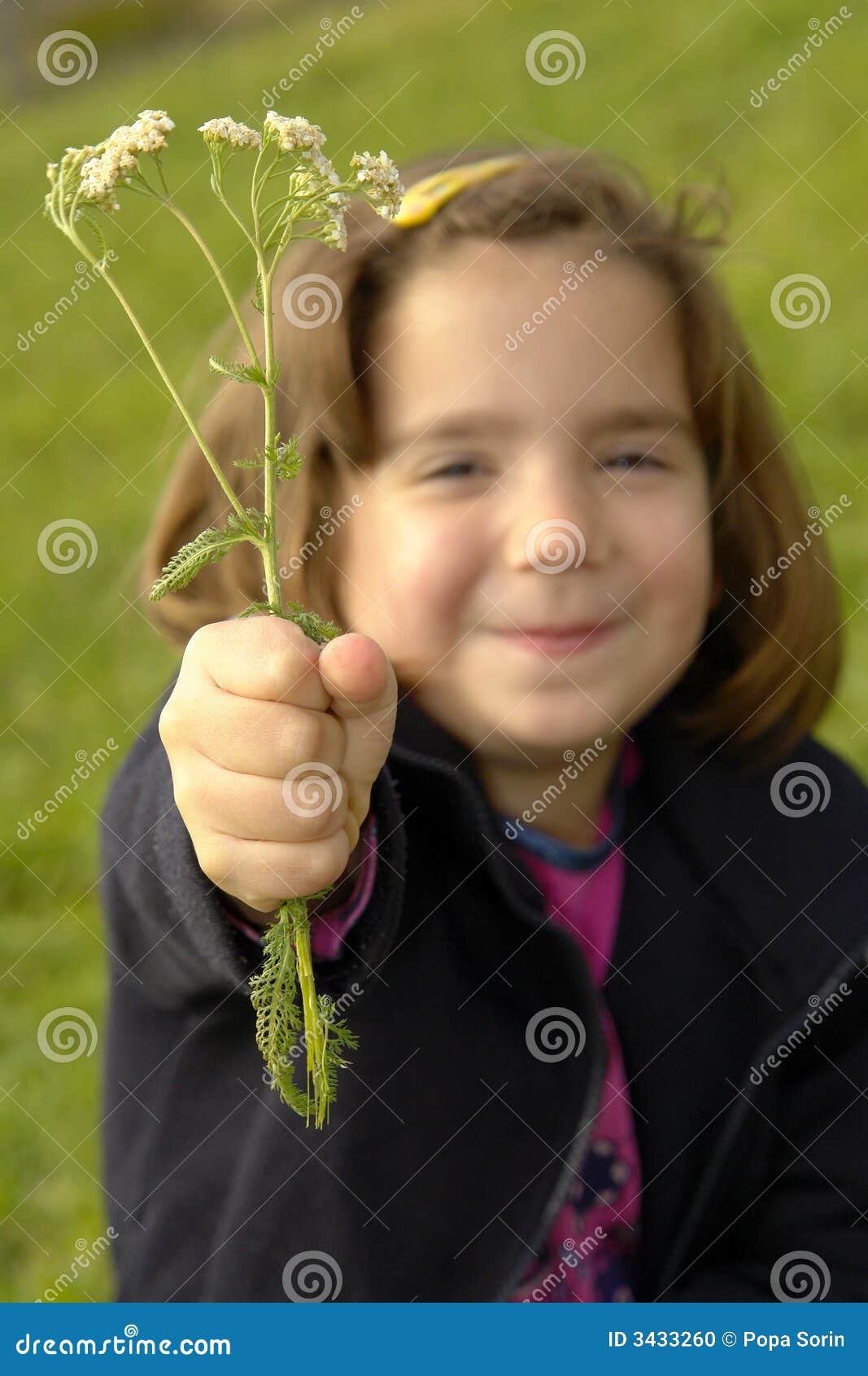 Little girl being goofy stock photo. Image of green, outdoors - 3433260