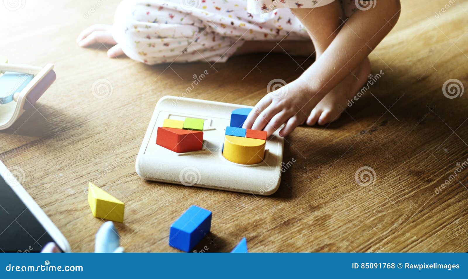 Little Girl Child Development Knowledge Education Concept Stock Photo ...