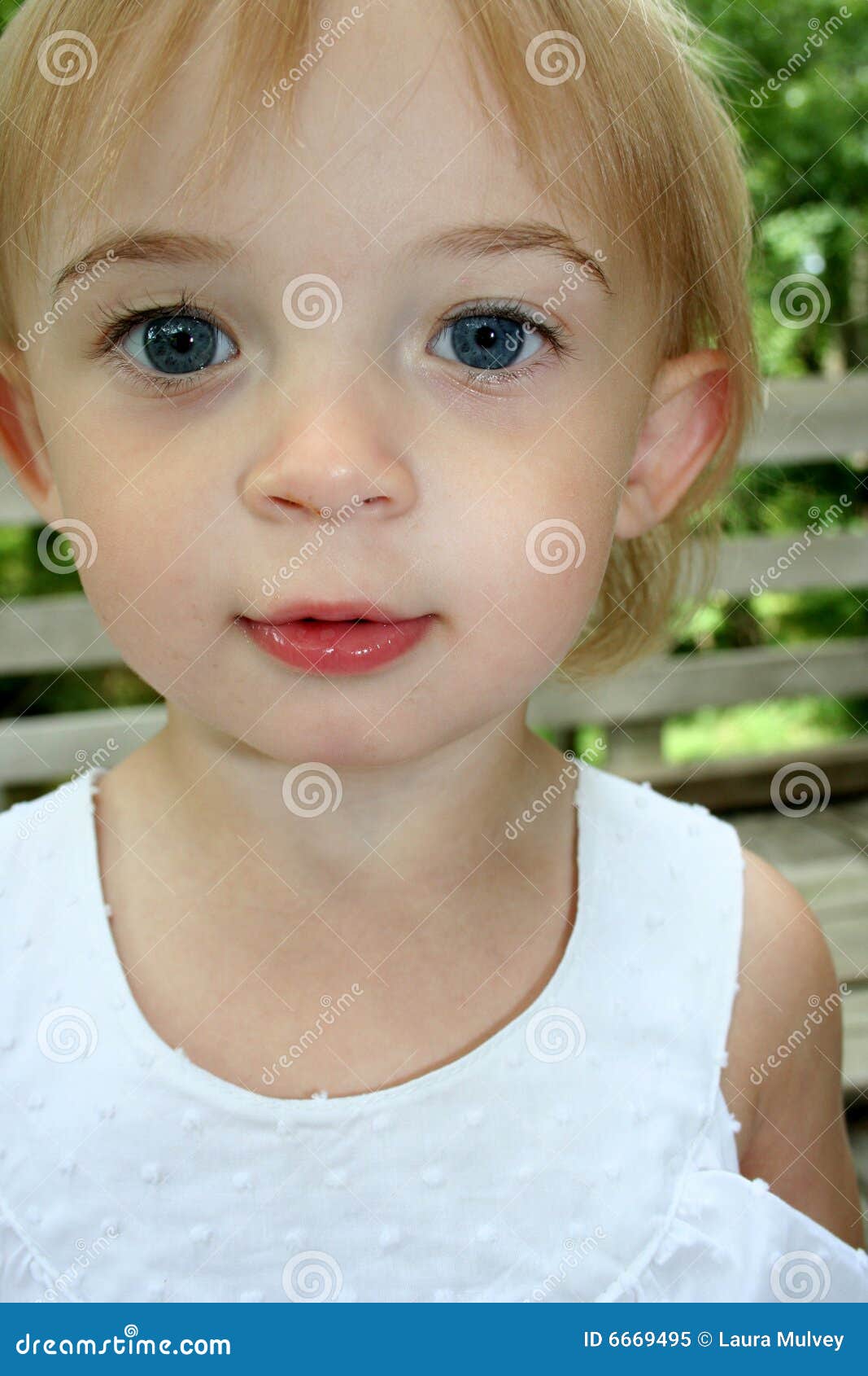Little girl close up stock image. Image of close, looking - 6669495