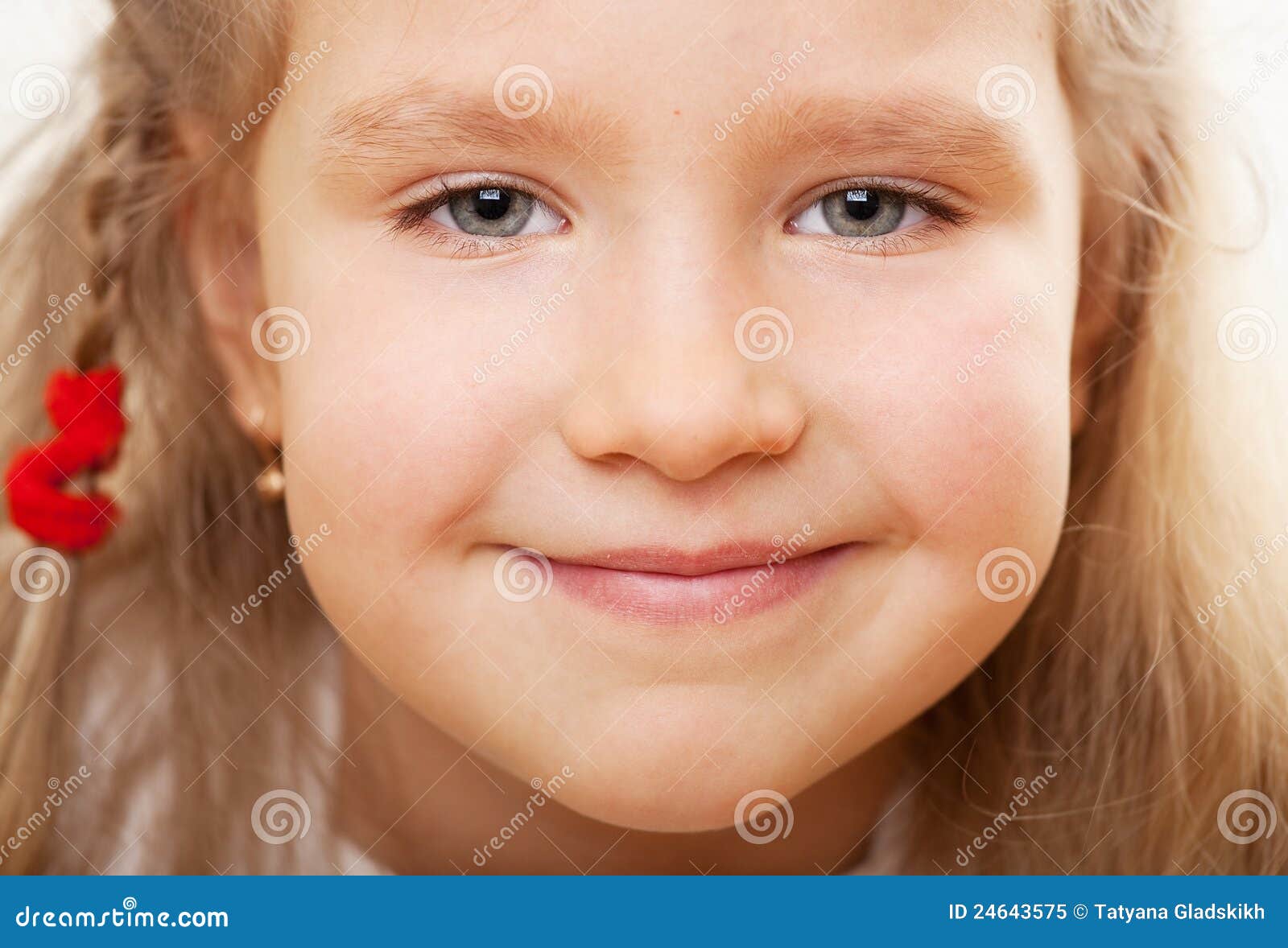 Little girl closeup stock image. Image of close, happiness - 24643575