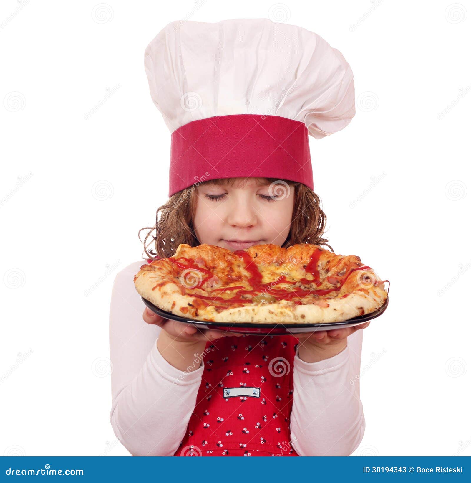 Little Girl Smells Pizza Stock Photos - Free & Royalty-Free Stock ...