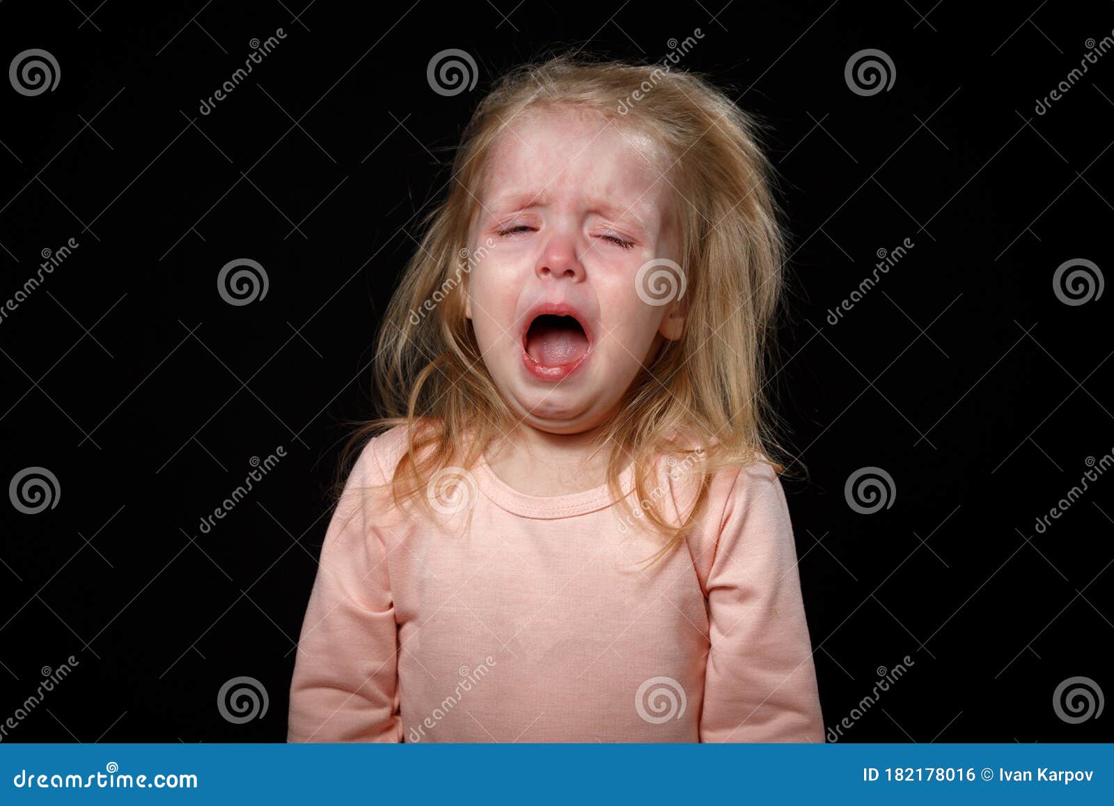 Hysterical Crying Woman