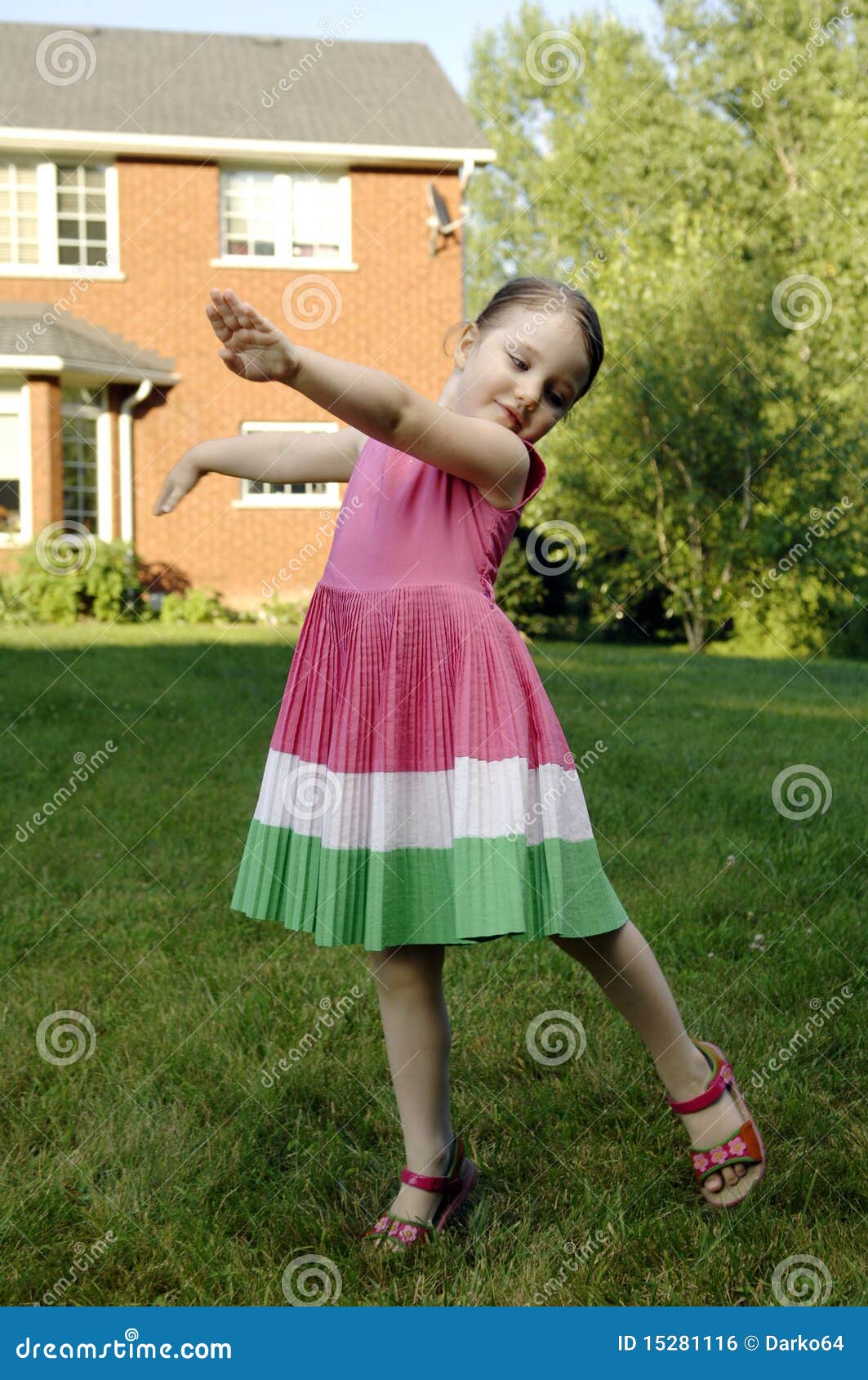 Little girl dances stock photo. Image of orange, female - 15281116 Little girl dances stock photo. Image of orange, female - 15281116