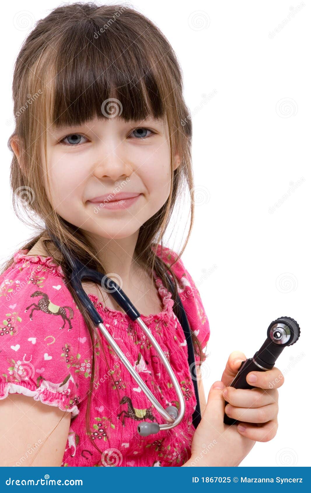 Little Girl Doctor stock image. Image of equipment, doctor - 1867025