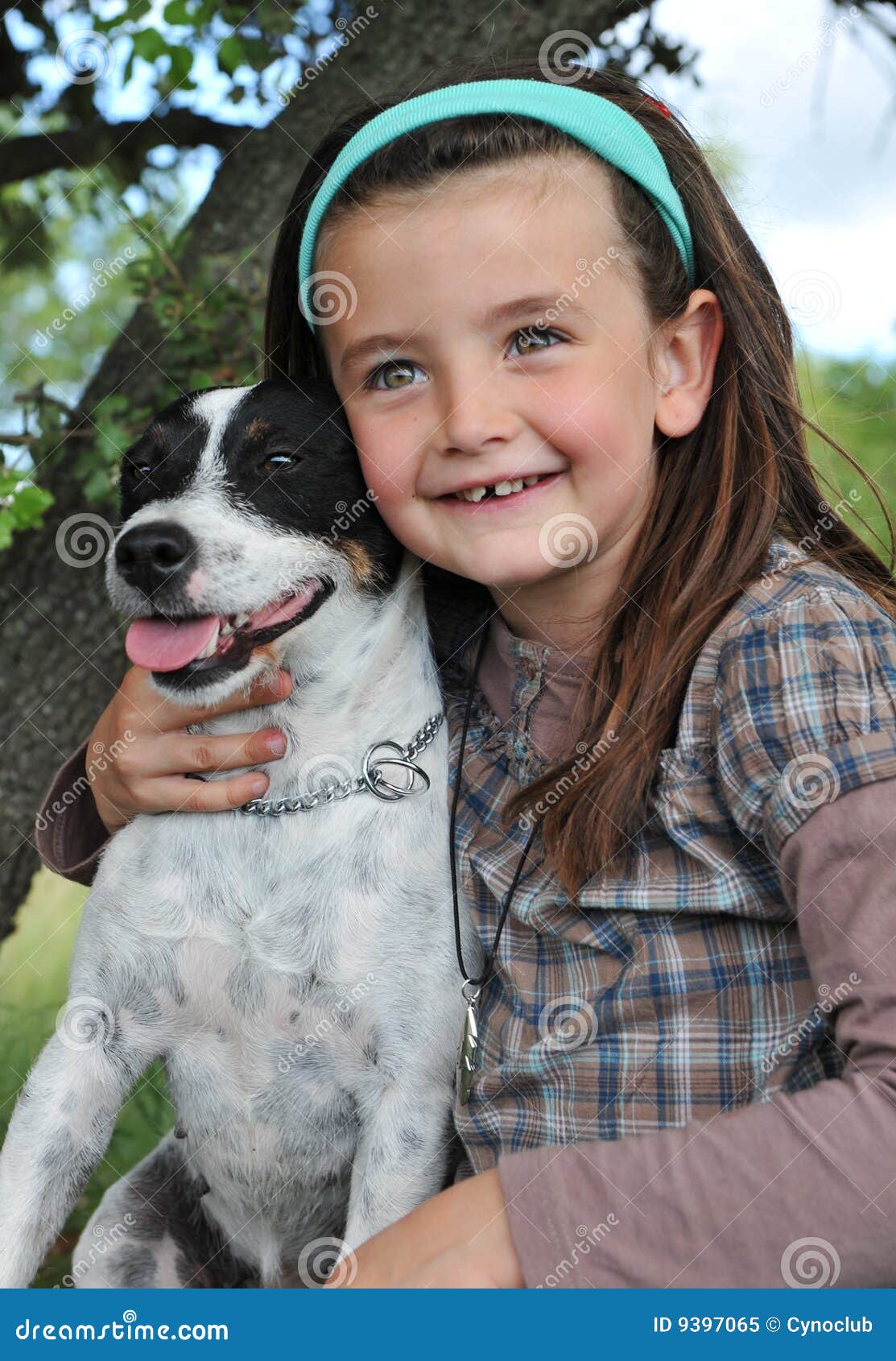 Little girl and dog stock image. Image of animal, loving - 9397065