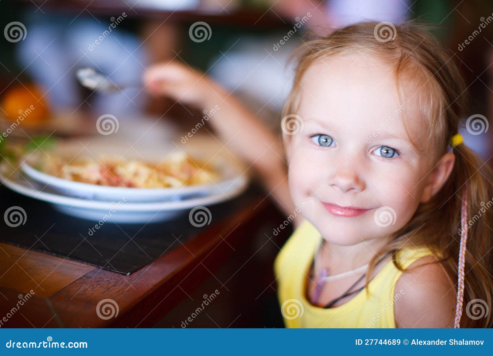 Little girl eating stock image. Image of little, young - 27744689