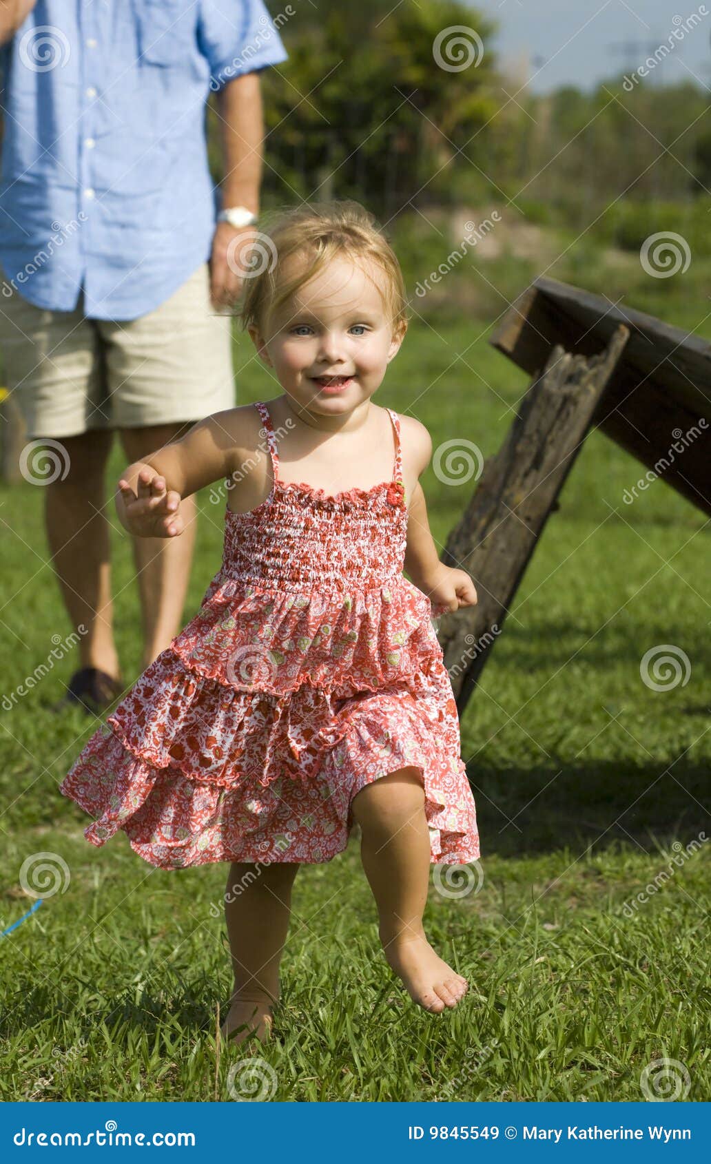 Little girl on farm stock image. Image of cheerful, blonde - 9845549