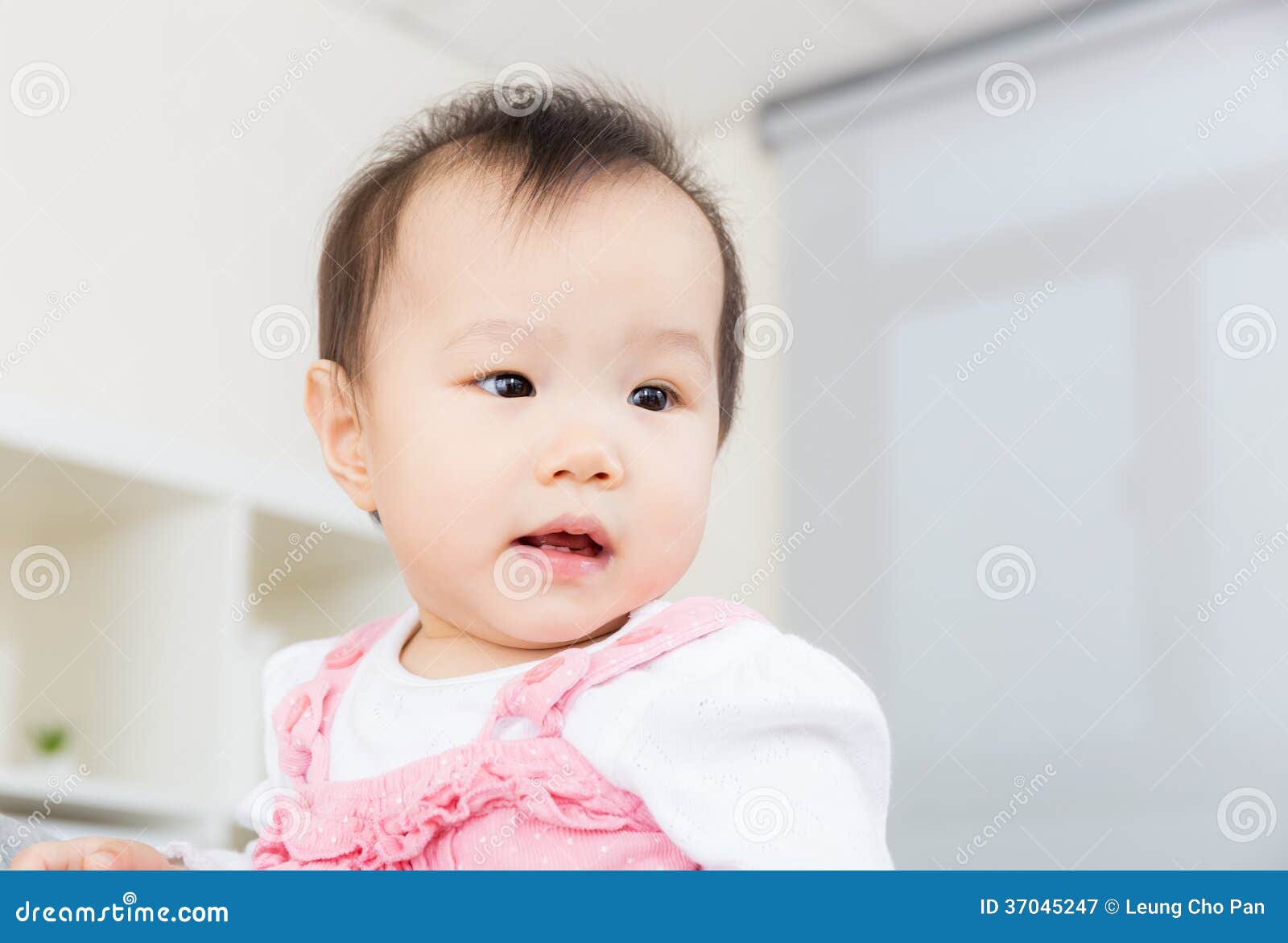 Little girl feel curiosity stock image. Image of babe - 37045247