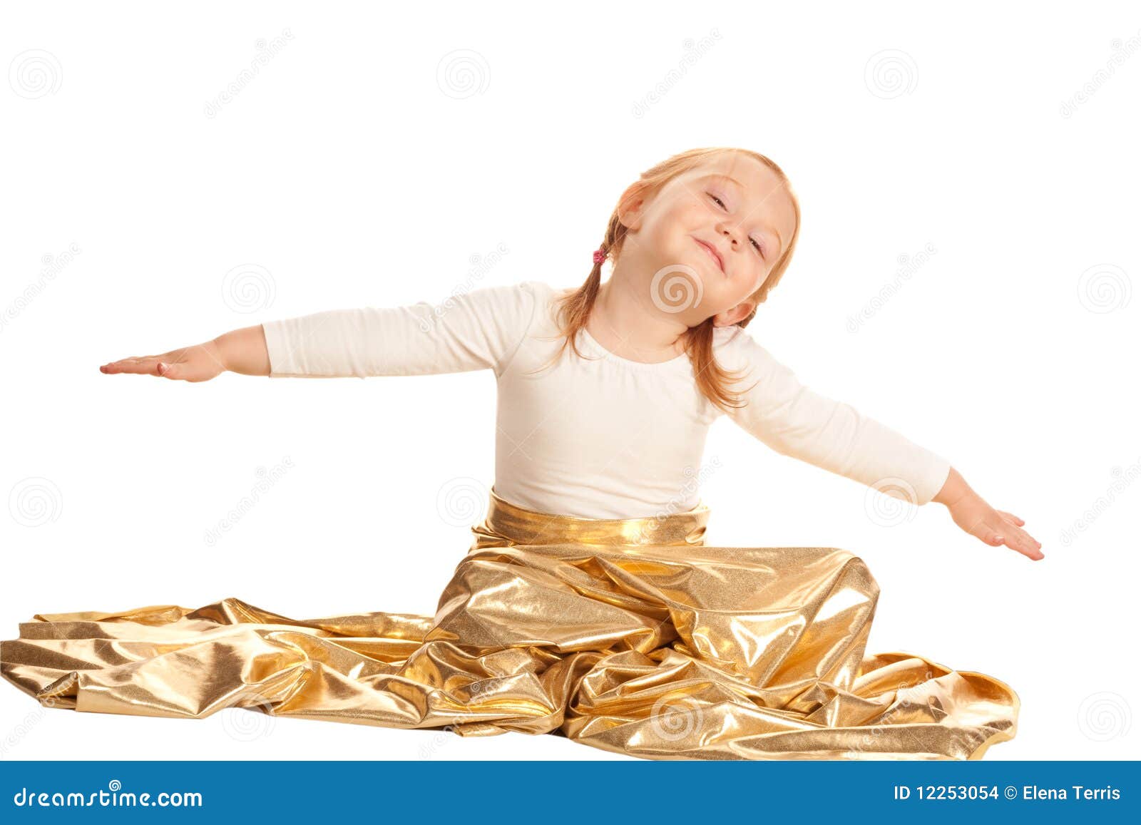 Little girl flying stock photo. Image of arts, hair, ballet - 12253054