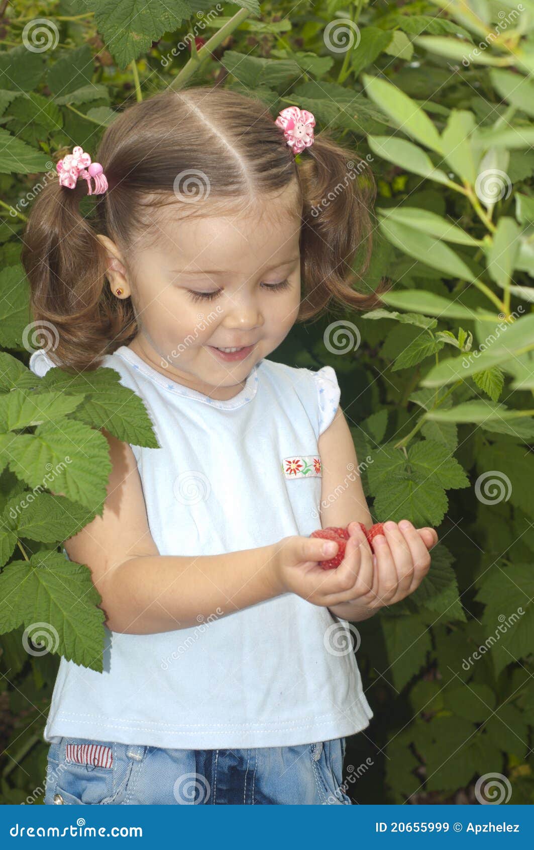 774 Little Girl Raspberries Stock Photos - Free & Royalty-Free Stock ...