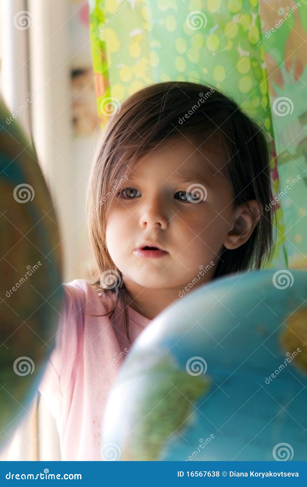 A Little Girl and the Globe Stock Photo - Image of globe, girl: 16567638 A Little Girl and the Globe Stock Photo - Image of globe, girl: 16567638