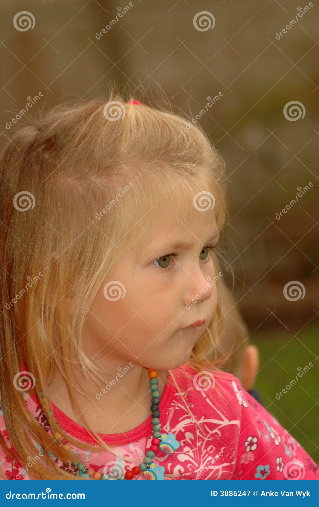 Little girl guessing stock image. Image of faces, disappointed - 3086247